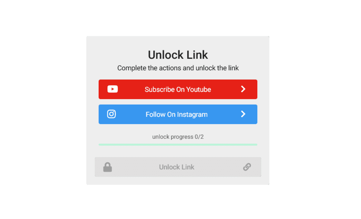 Sub2unlock - Unique Sub to Unlock Link Locker